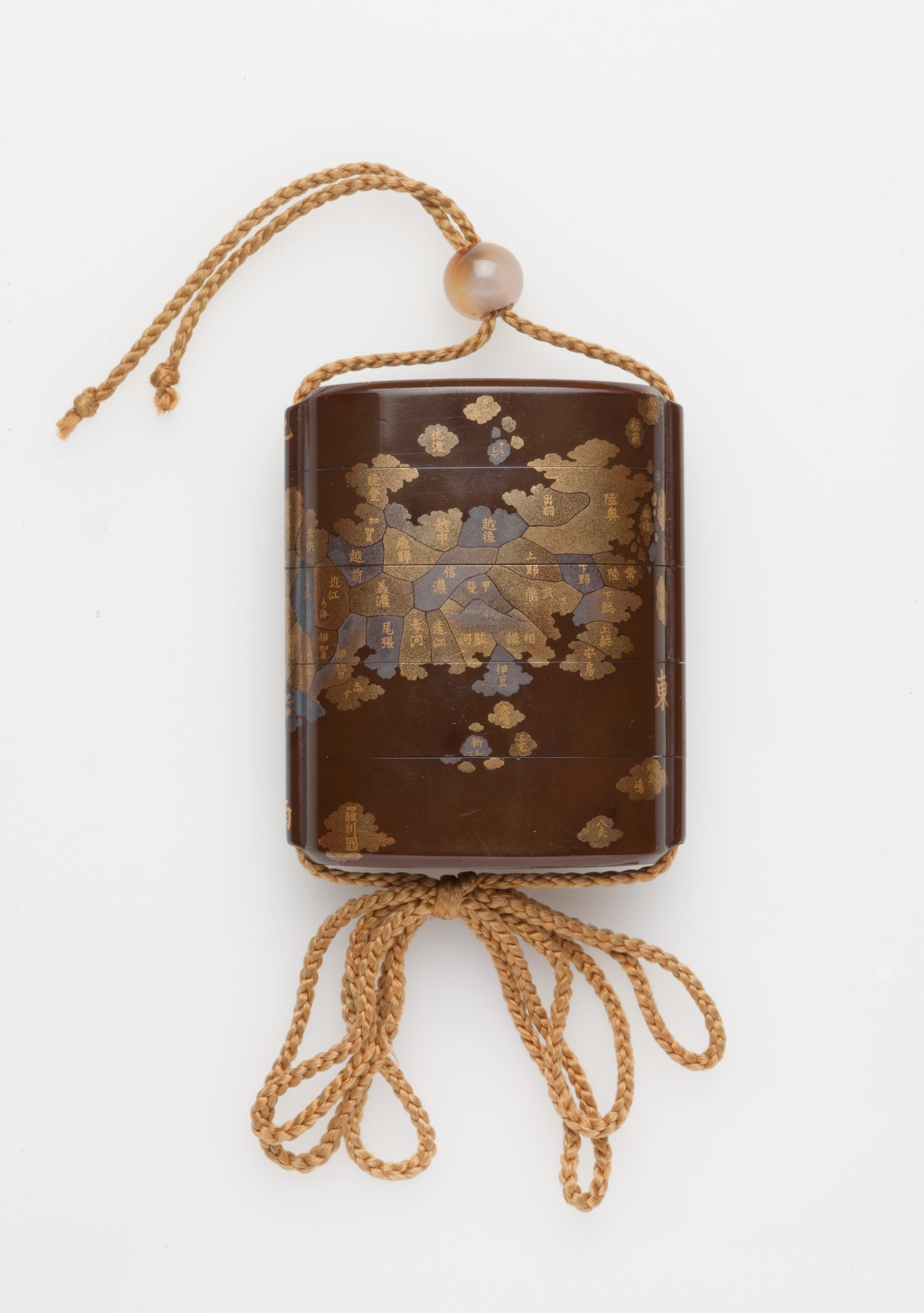 Inro with map of Japan, 1670-1722 - Education - Asian Art Museum