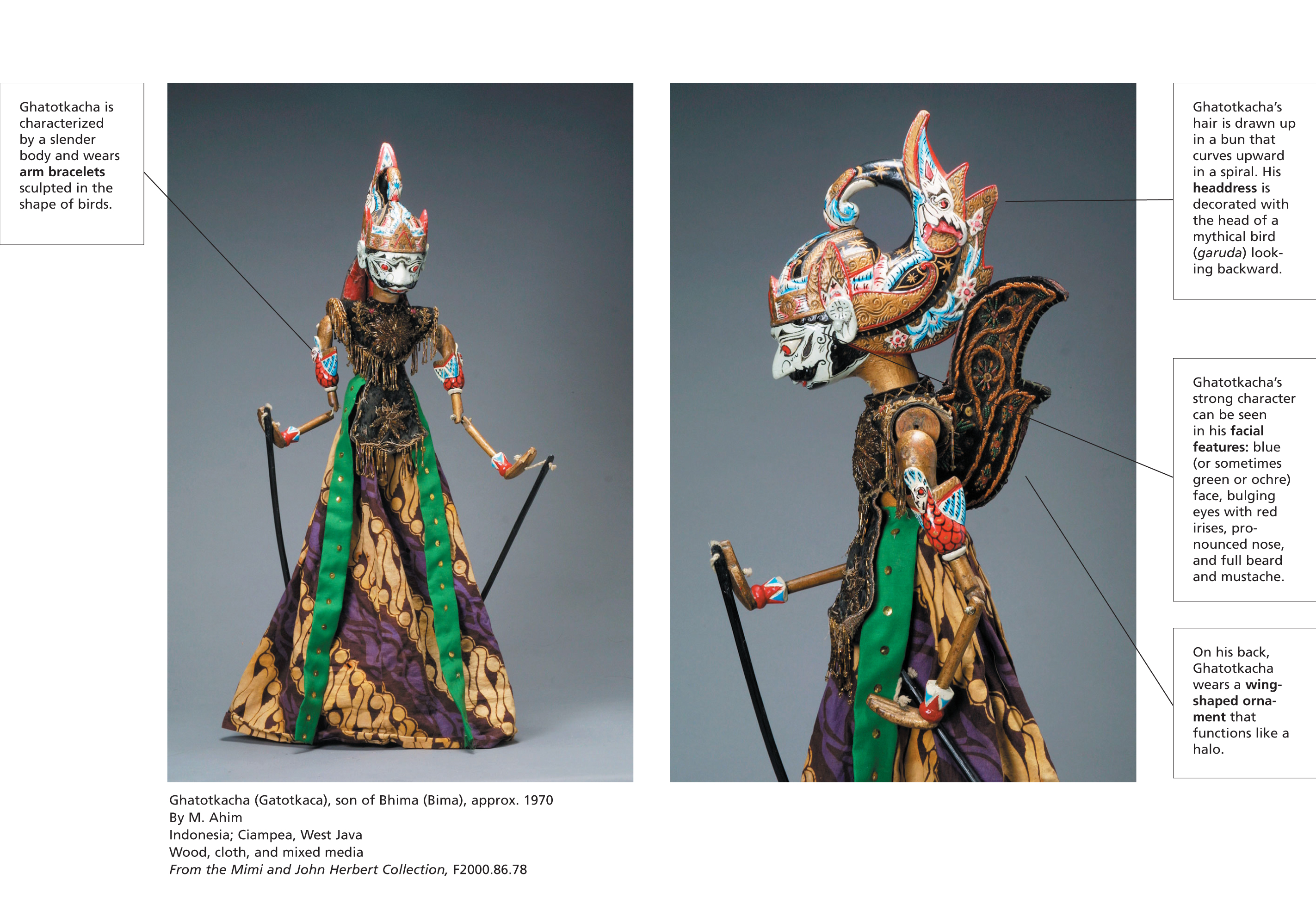 Ghatotkacha (Gatotkaca), son of Bhima (Bima), approx. 1970 - Education ...