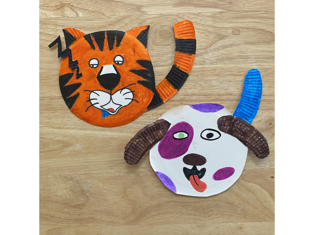 Tiger and Puppy Paper Plate Animals - Education - Asian Art Museum